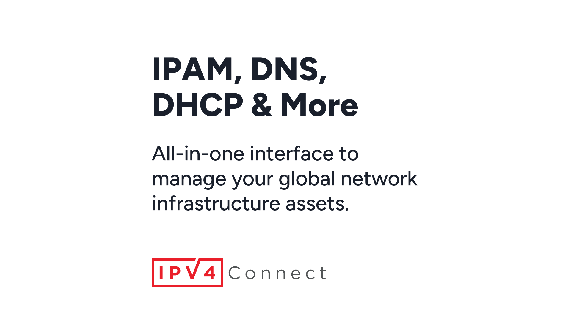 IPAM, DNS, DHCP & More - Our Infrastructure Asset Management
